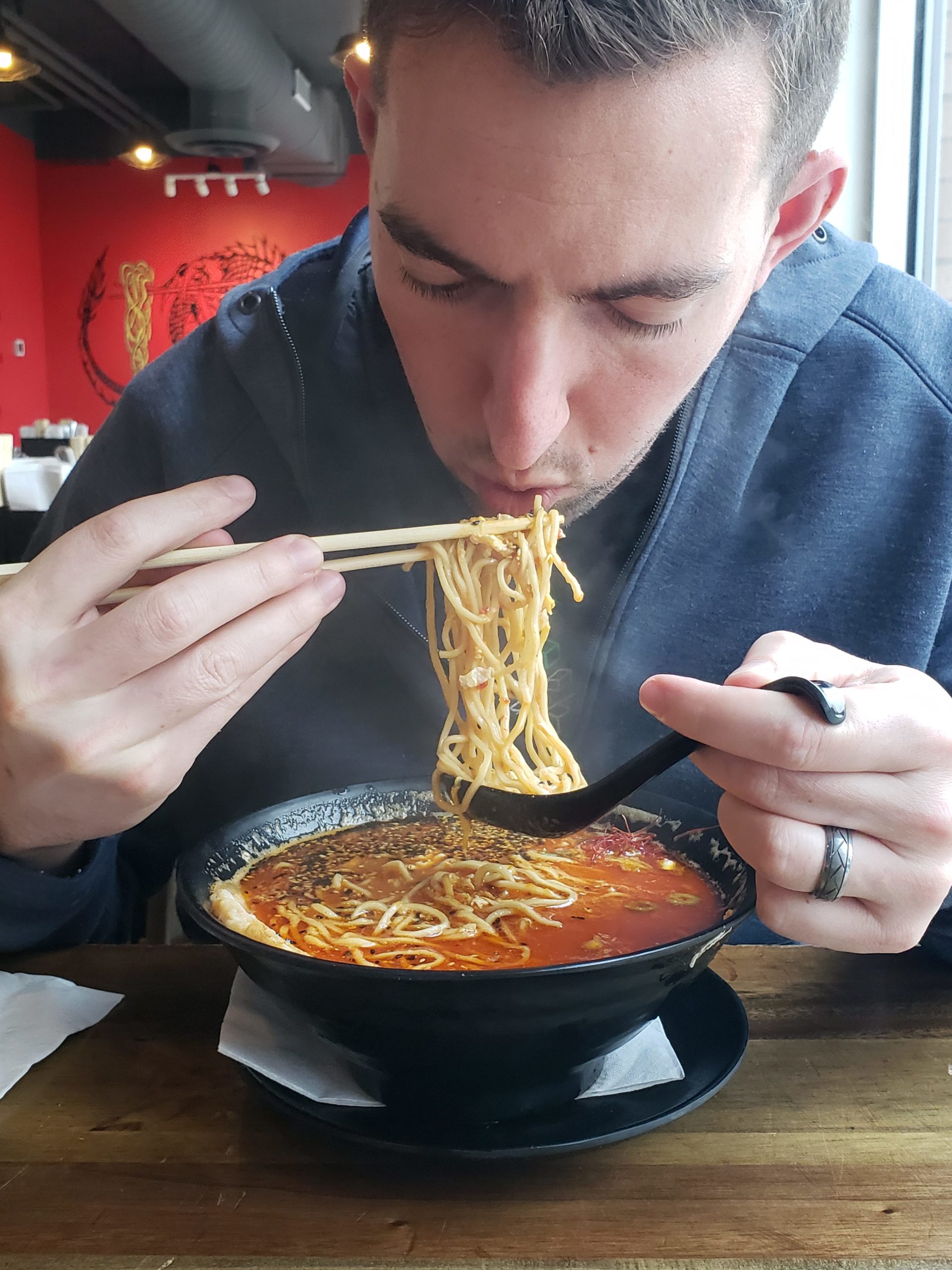 Spiciest Dish in Columbus - Fukuryu Ramen | Hot Sauce by Fartley Farms